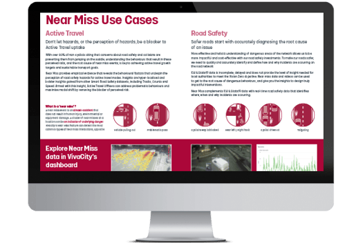 Enhance Active Travel and Road Safety Initiatives with Near Miss data